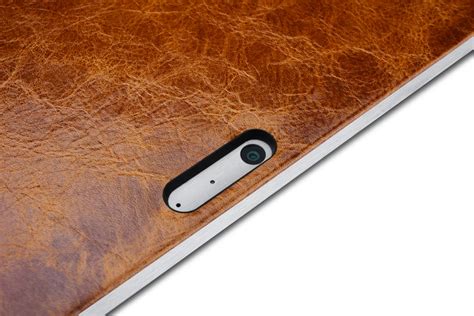 Surface Pro 4 5 6 Oil Wax Vintage Genuine Leather Surface Pro Folio
