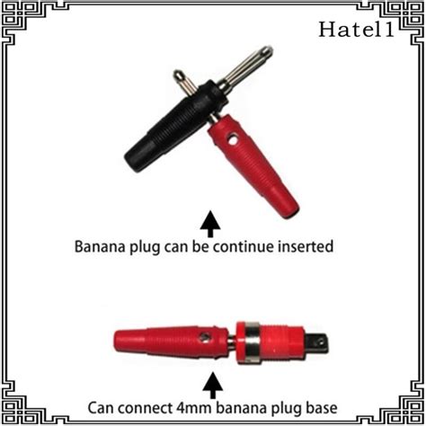 [hatel] สายเคเบิลเชื่อมต่อปลั๊กกล้วย Bnc เป็น 4 มม สําหรับแหล่งจ่ายไฟ Shopee Thailand