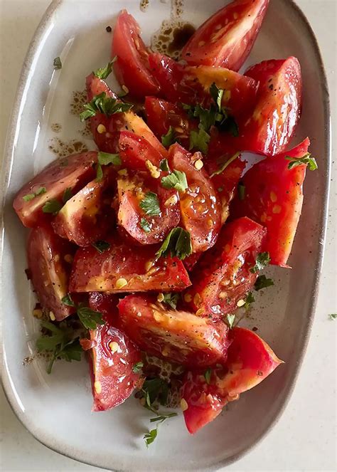 Fresh Tomato Salad Recipe 10 Minute Summer Side Step By Step