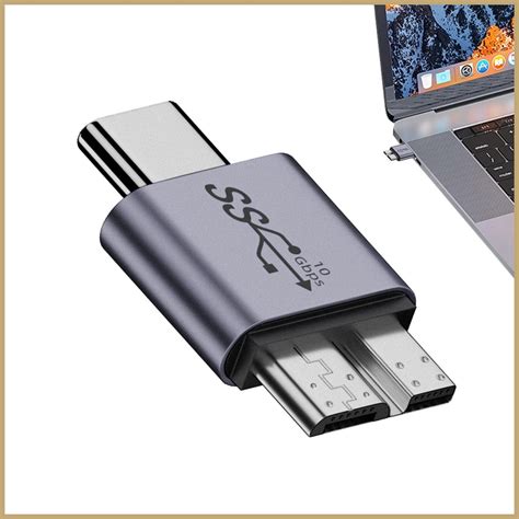 USB C To Micro B Adapter Portable Type C To Micro B Cable Converter Fast Speed Data Transfer USB