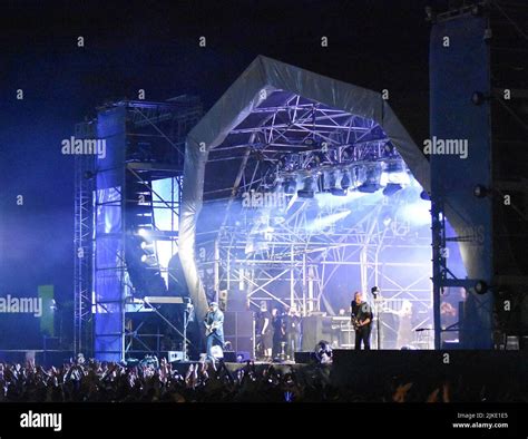 Nile Rodgers And Chic Performing Live On Stage In Concert Day 3 Of