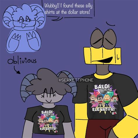 Baldi In The Elevator Shirt Meme 🥹 Singing Monsters Silly Shirt Memes