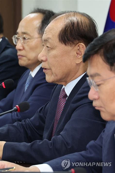 발언하는 황우여 비대위원장 연합뉴스