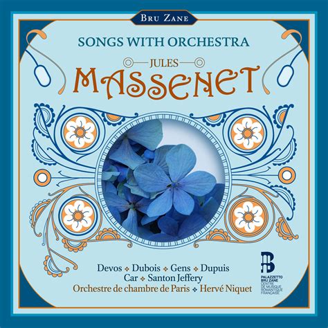 Jules Massenet Songs With Orchestra Classicalcoverart