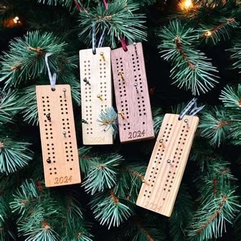 Rustic Cribbage Board Etsy