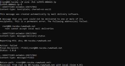 Cara Membaca Log Email Menggunakan Exim Mail Server
