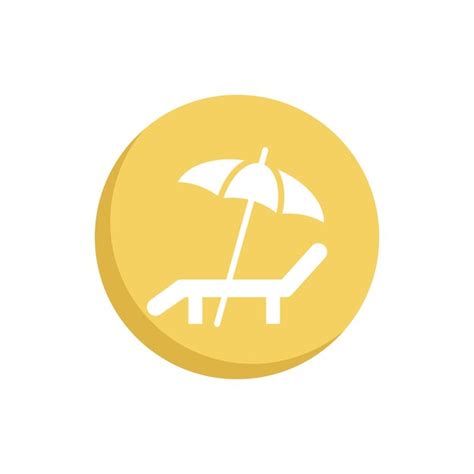 Premium Vector Summer Umbrella Icon Vector Illustration