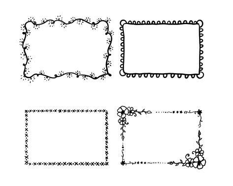 Rectangle Frame Svg Bundle Rectangle Frame Png Rectangle Clipart Square Svg Frames