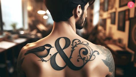 Ampersand Tattoo Back