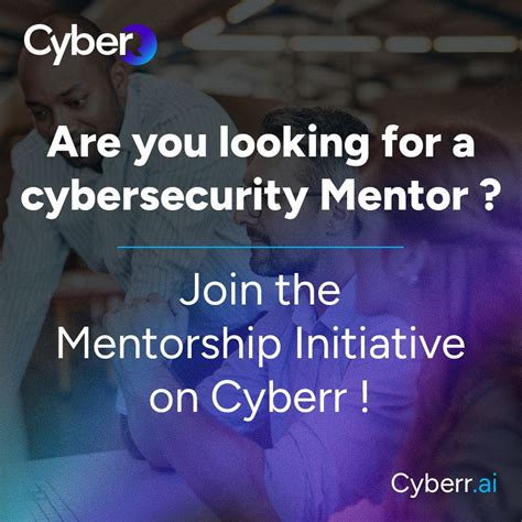 Cyberr® On Linkedin Cyberrevolution Cybersecurity Mentorship Cyberr Careerdevelopment