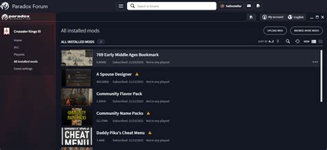 Paradox Mods