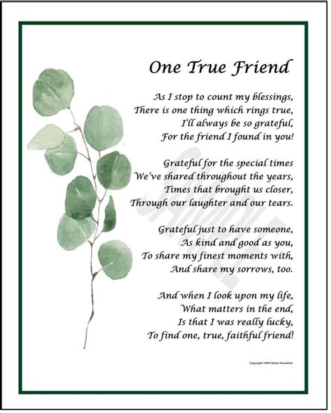 Best Friend Poem Verse 30th 40th 50th 60th Birthday T Present