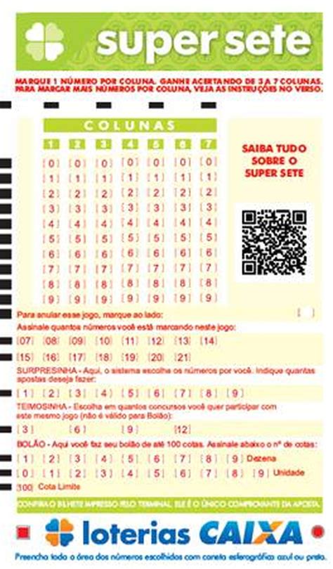Nova modalidade de loteria Super Sete faz 1º sorteio nesta sexta veja