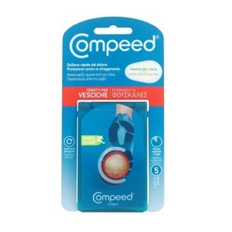 Compeed Cerotti Per Vesciche Pianta Del Piede 5 Cerotti