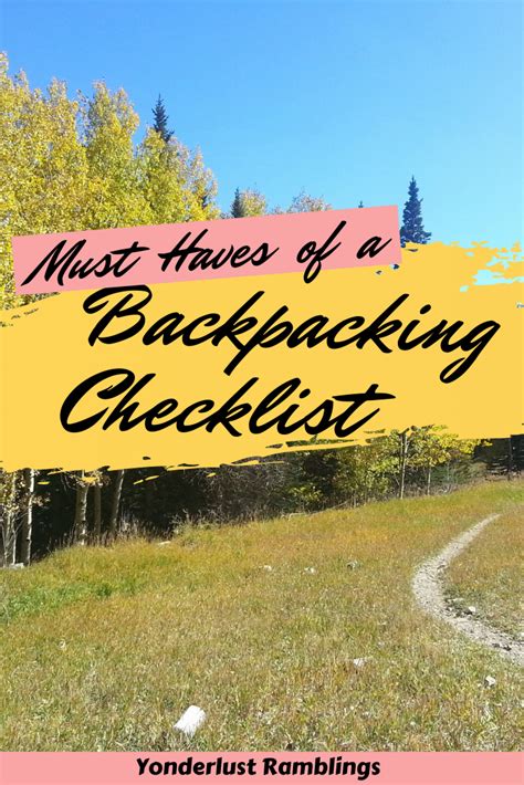 Complete Backpacking Checklist Must Have Essentials For Your Hike Artofit