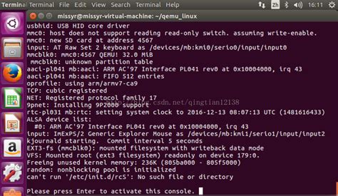用qemu模拟vexpress a9 （二） 创建根文件系统 missyr的博客 csdn博客