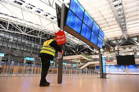 Flights Operations At Several German Airports Disrupted By 1 Day Strike