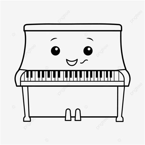 Piano Keys Coloring Pages
