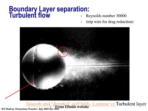 Ppt Boundary Layer Separation And Flow Visualization In Turbulent Conditions Powerpoint