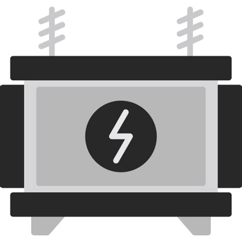 Power Transformer Generic Grey Icon