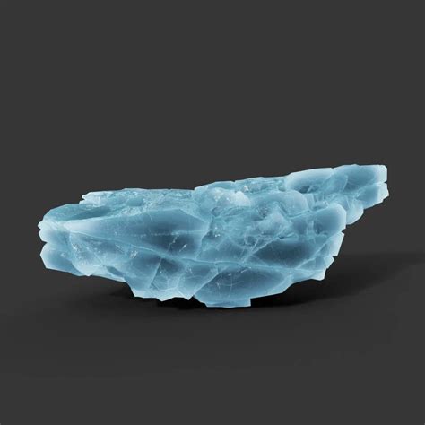 Low Poly Ice Block Modular 210811 Flippednormals