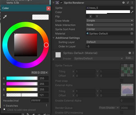 Unity 4 3 How To Change The Opacity Of A 2D Sprite Unity Engine Unity Discussions