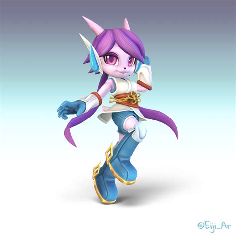 Lilac Freedom Planet 2 Remastered In Brawl By Eijiarart On Deviantart