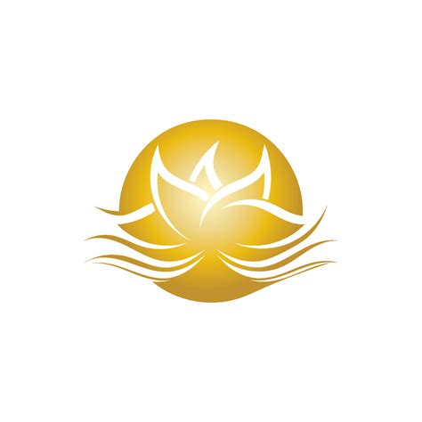 Beauty Vector Lotus Icon Logo Design Vector Art At Vecteezy