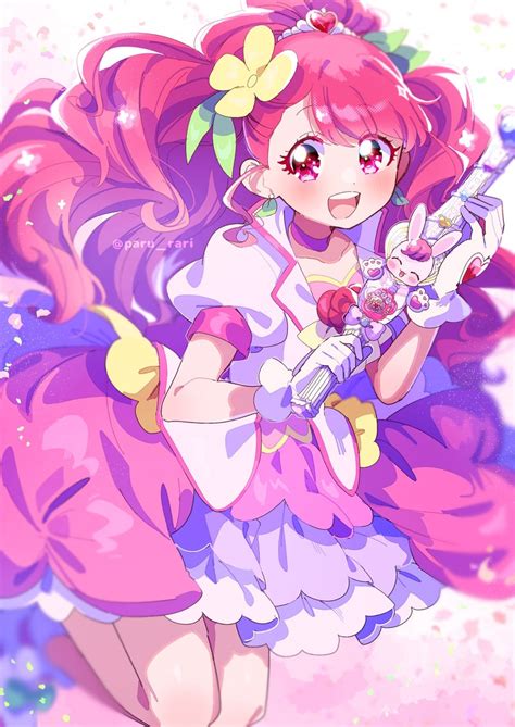 Hanadera Nodoka Cure Grace And Rabirin Precure And 1 More Drawn By