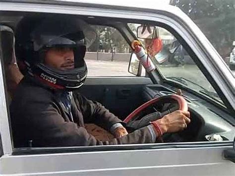 Man Fined For Not Wearing Helmet While Driving In Rajasthan Drivespark