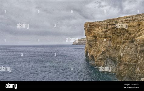 The Site Where The Famous Azure Window Used To Be Before Its Crash