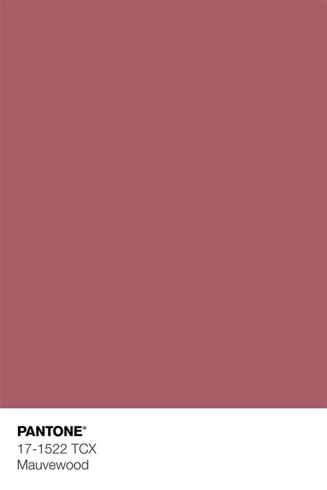 Pantone 17 1522 Tcx Mauvewood Wallpaper Fall Color Palette Pantone
