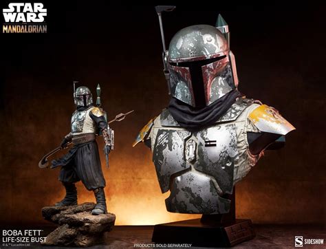 Sideshow Collectibles Boba Fett Star Wars The Mandalorian Life Size