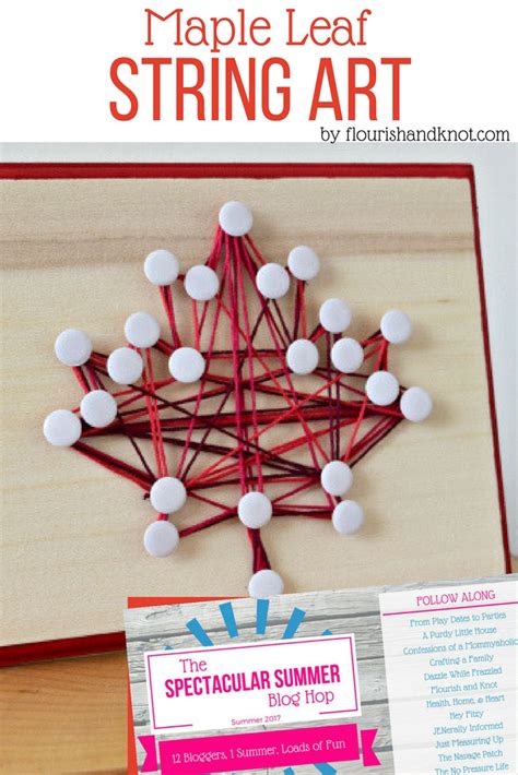 Easy Maple Leaf String Art Takes You From Summer To Fall