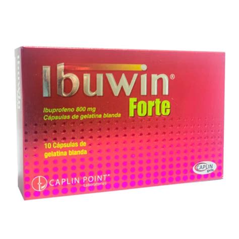 Ibuwin Forte 800mg Capsulas Farmaciard