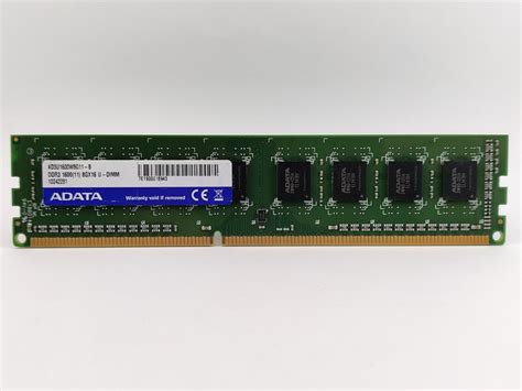 Оперативная память Adata Ddr3 8gb 1600mhz Pc3 12800u Ad3u1600w8g11 B