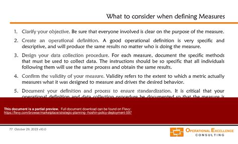 Strategic Planning Hoshin Policy Deployment PowerPoint Slideshow View