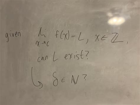 A Question On Limits R Mathematics
