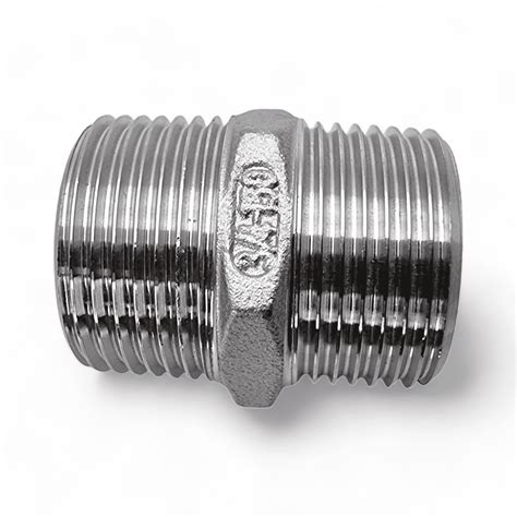 Niple Hex Rosca Bsp Inox Pol Inversa Brewshop
