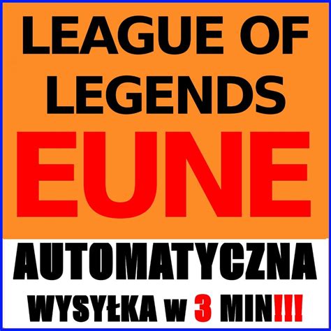 Konto League Of Legends Eune Skiny Niska Cena Na Allegropl