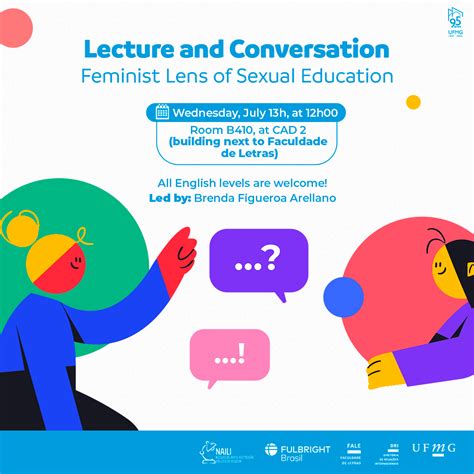 Lecture and Conversation Feminist Lens of Sexual Education DRI Diretoria de Relações