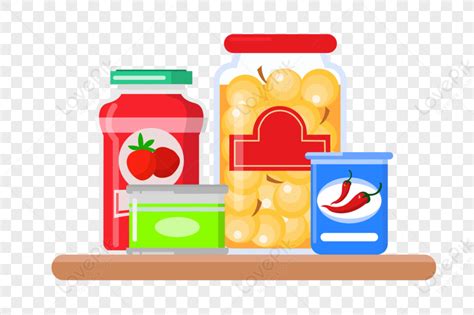 통조림 식품과 같은 편리한 식품 Png 일러스트 무료 다운로드 Lovepik