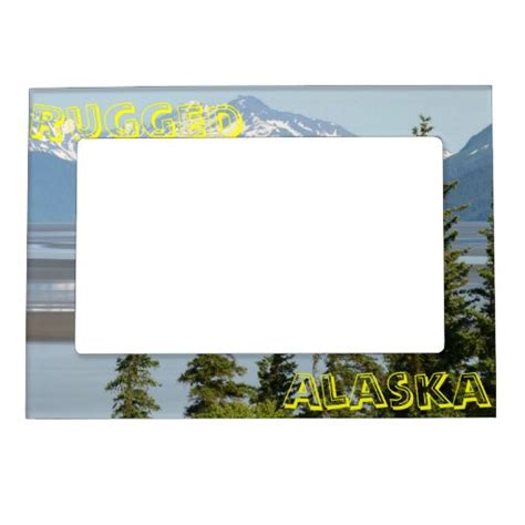 Rugged Alaska Magnetic Picture Frame Zazzle