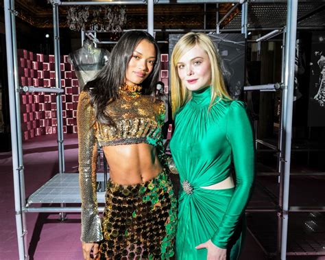 Elle Fanning Paco Rabanne Celebrates The Launch Of Fame In New York
