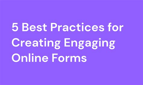 Best Practices For Creating Engaging Online Forms CopyPress