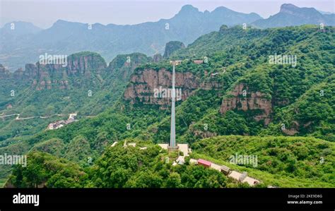 Aerial Photos Show The Worlds Longest Glass Suspension Bridge