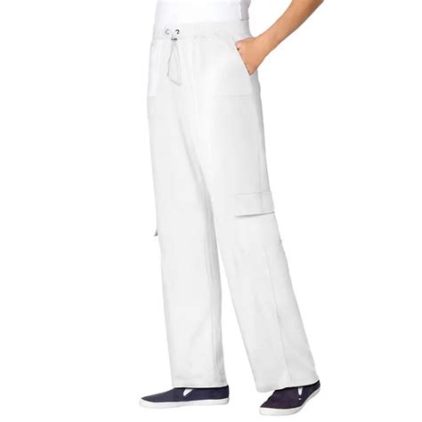 Woman Within Womens Plus Size Tall Pull On Knit Cargo Pant