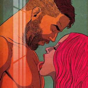 Sexy Nude Woman Men Canvas Painting Abstract Lover Nude Body Sex Posters Adults Wall Art Picture