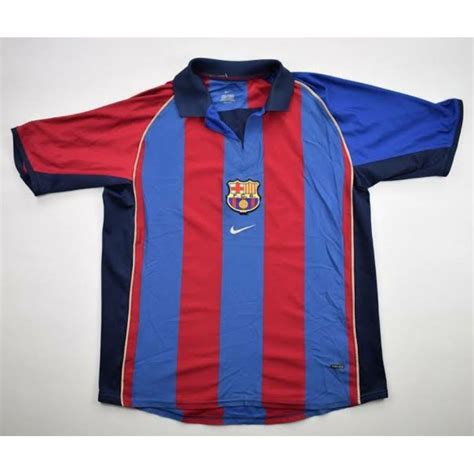 Jual Jersey Kaos Barca Barcelona 2001 2002 Retro Shopee Indonesia