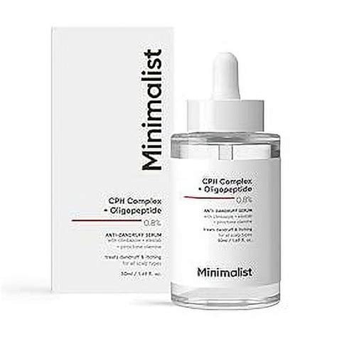 Minimalist Anti Dandruff Hair Serum For Scalp Pre Shampoo Treatment With Cph Complex